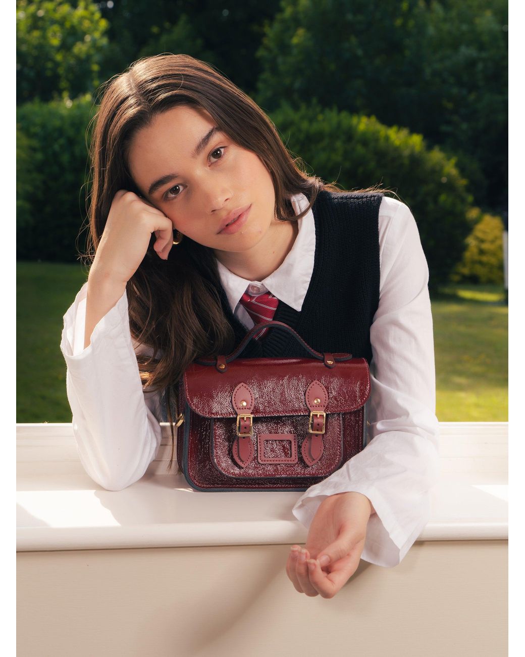 Cambridge Satchel Company The Mini in Red | Lyst