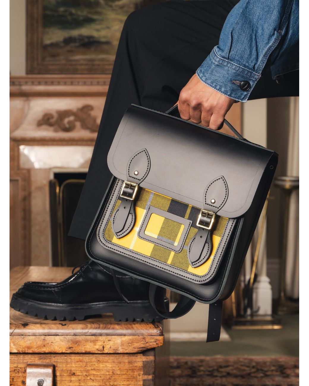 Cambridge Satchel Company The Small Portrait Backpack in Black | Lyst