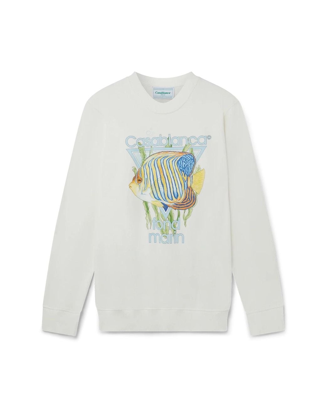 Casablanca Paris Fond Marin Sweatshirt, By in White for Men | Lyst UK