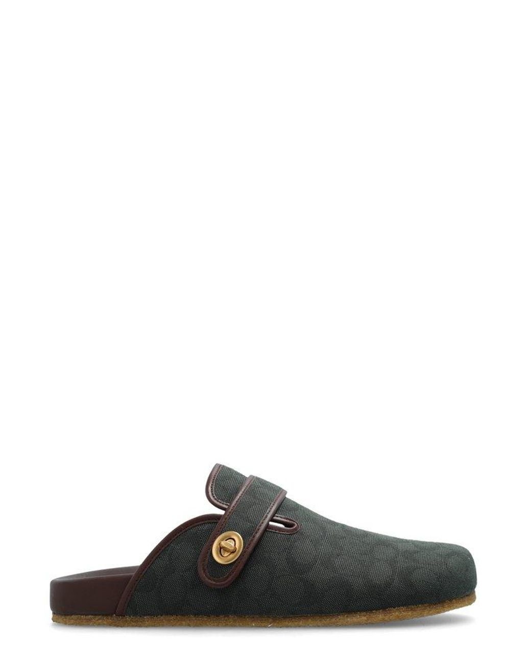 COACH Signature Jacquard Clog in Black for Men | Lyst UK