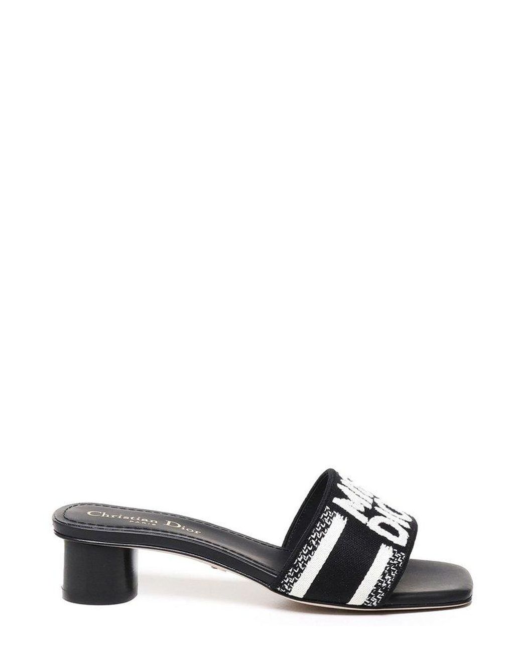 Dior Dior Dway Logo Detailed Slip-On Slides in Black | Lyst