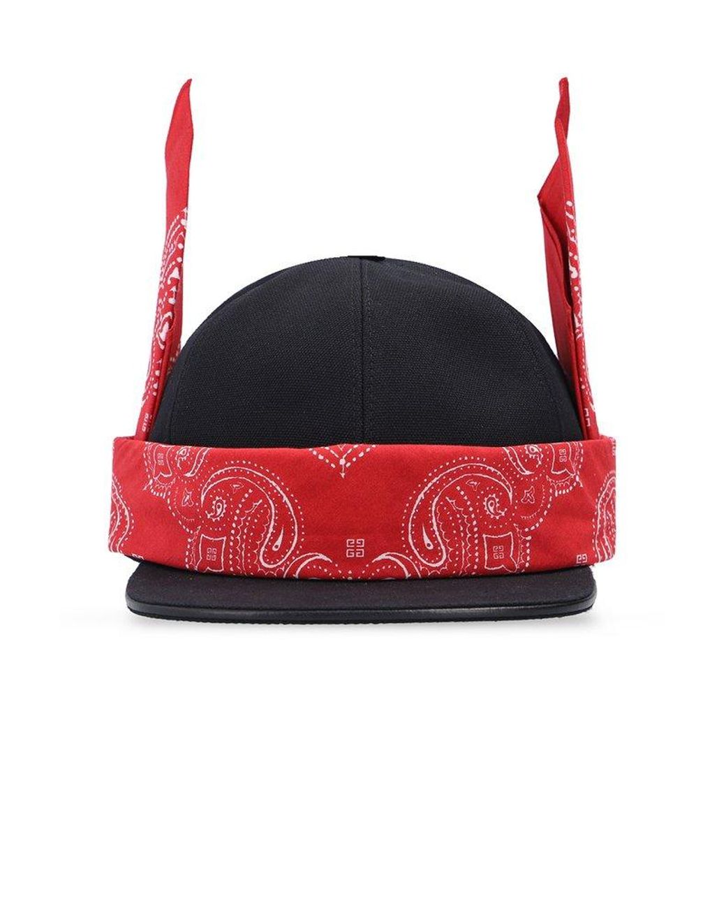 Givenchy Bandana Baseball Cap in Red for Men | Lyst