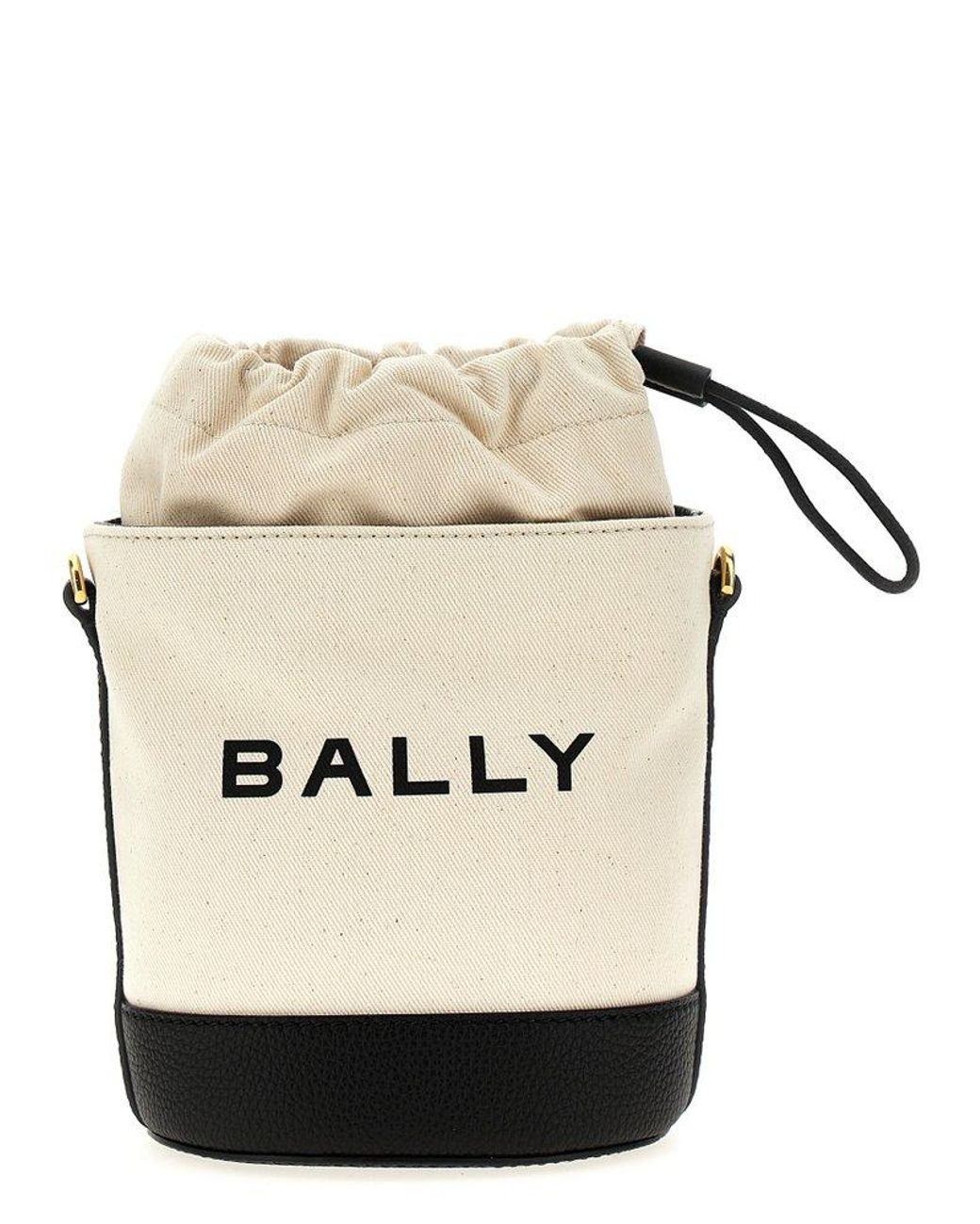 Bally Bucket Bag "Bar" in Natural | Lyst