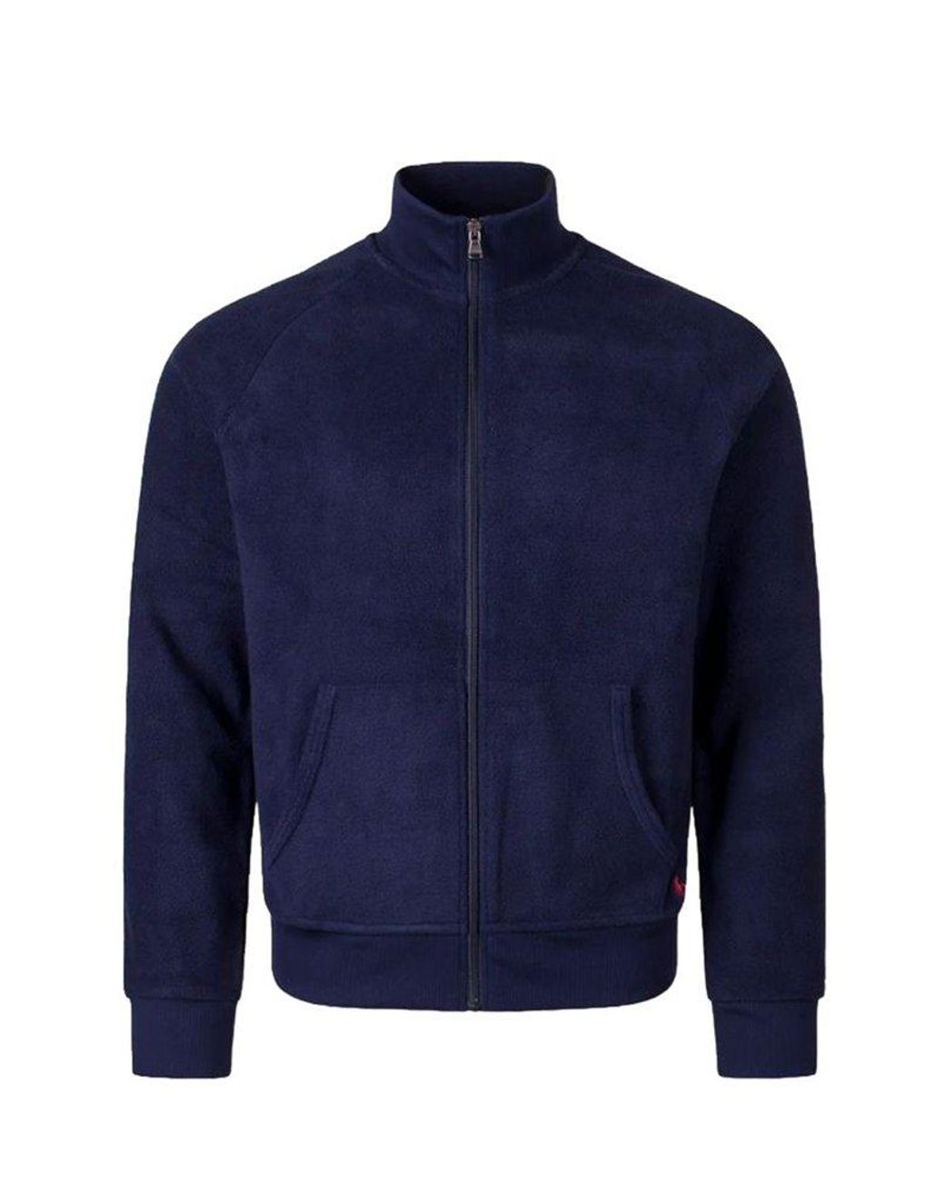 Polo Ralph Lauren Pony Embroidered Turtleneck Jacket in Blue for Men | Lyst