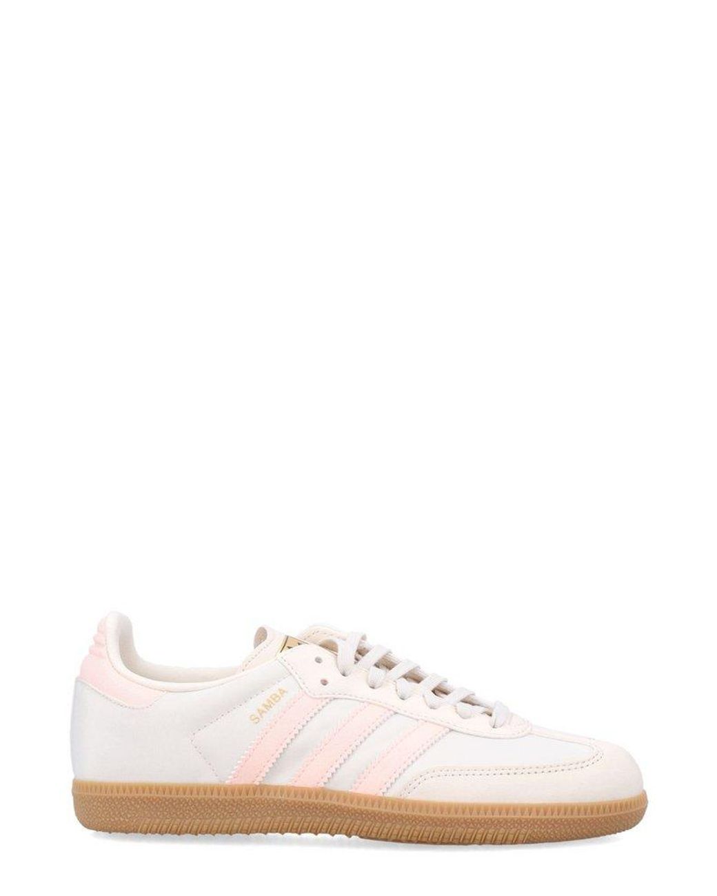 adidas Samba Og Round Toe Sneakers in Pink | Lyst