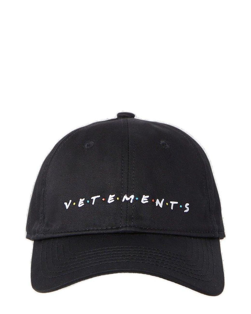 Vetements Friendly Logo Baseball Cap in Black for Men | Lyst