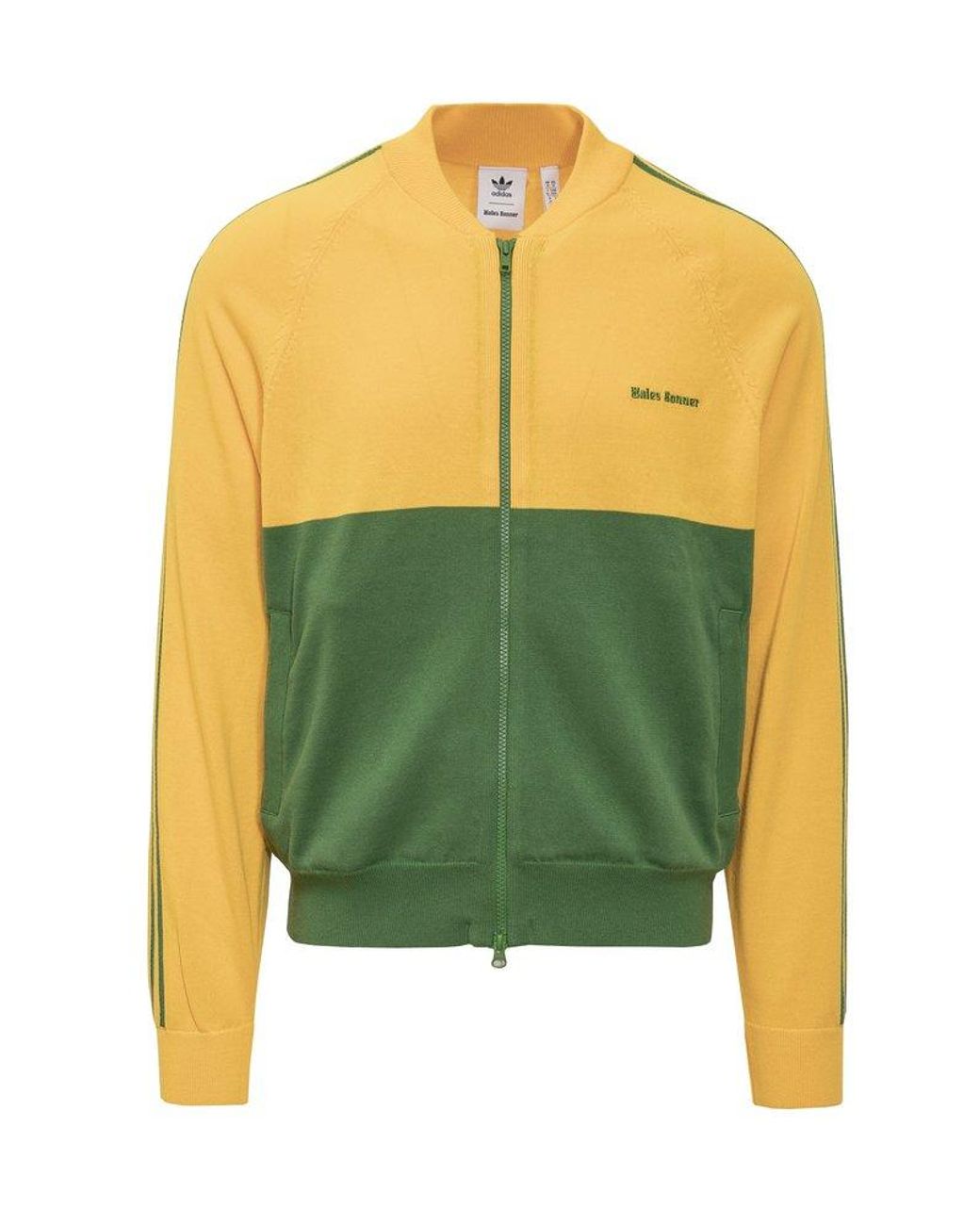 adidas Originals X Wales Bonner Knit Track Jacket in Green | Lyst