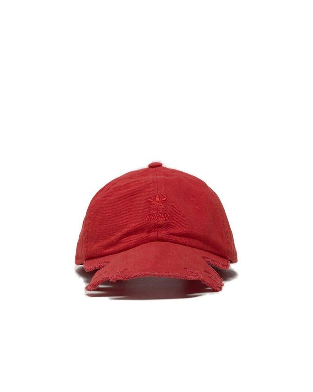 adidas Originals By Avavav Slashed Cap in Red | Lyst