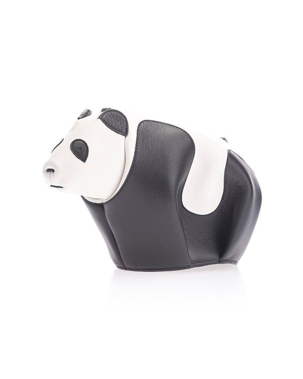 Loewe Panda Mini Crossbody Bag in Gray | Lyst