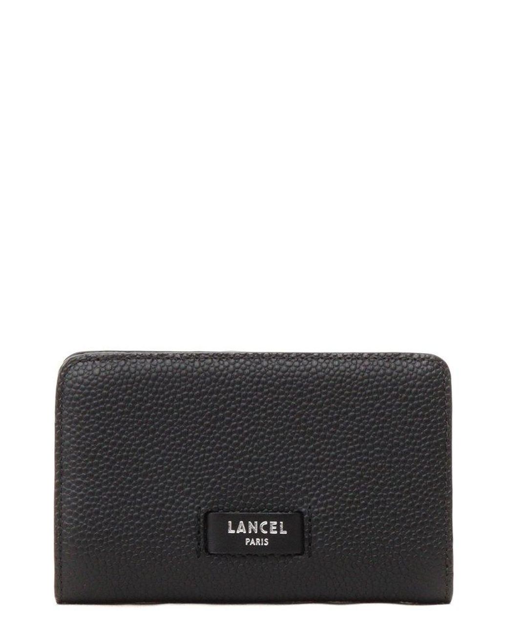 Lancel Ninon De Zipped Rectangular Compact Wallet in Black | Lyst UK