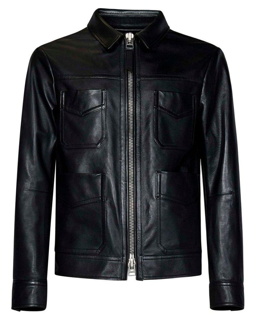 Black Leather Jacket Textures