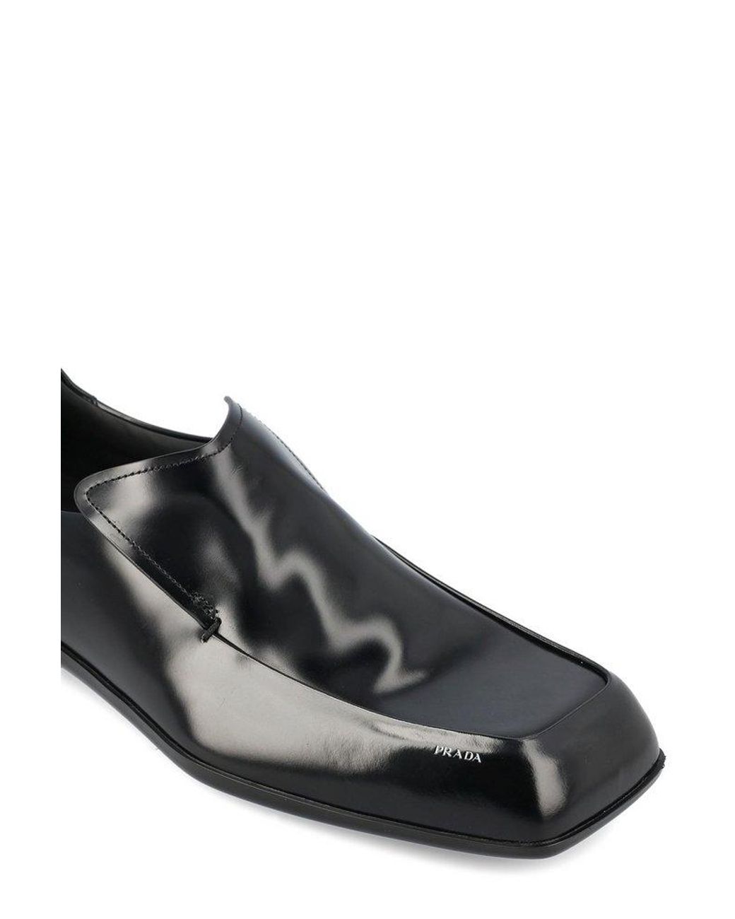Prada Razor Square Toe Loafers in Black for Men | Lyst UK Prada Razor Square Toe Loafers in Black for Men | Lyst UK