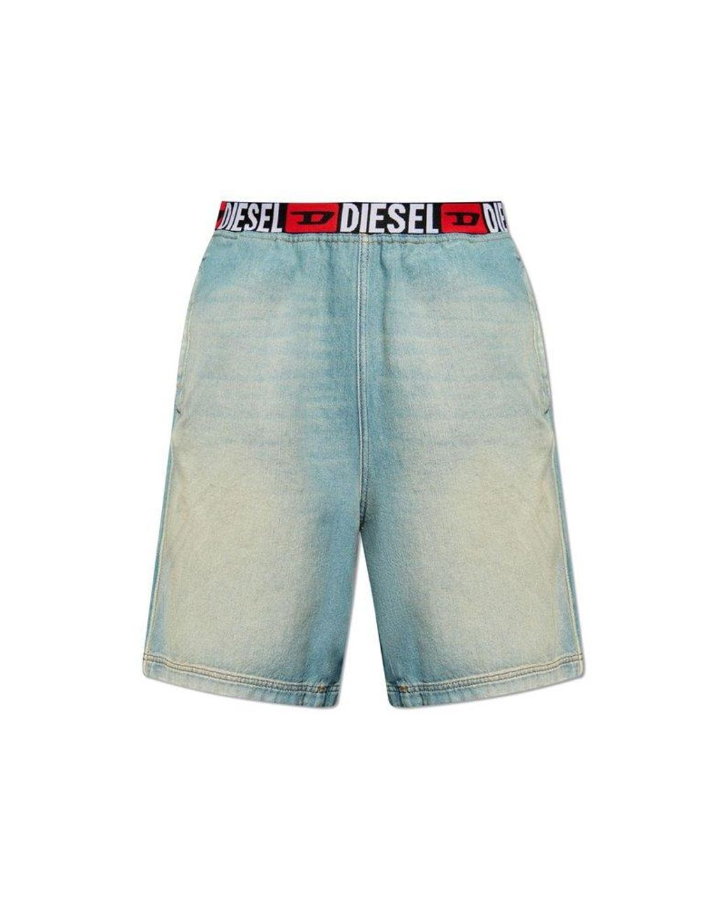 DIESEL Denim Shorts 'D-Boxi- in Blue for Men | Lyst