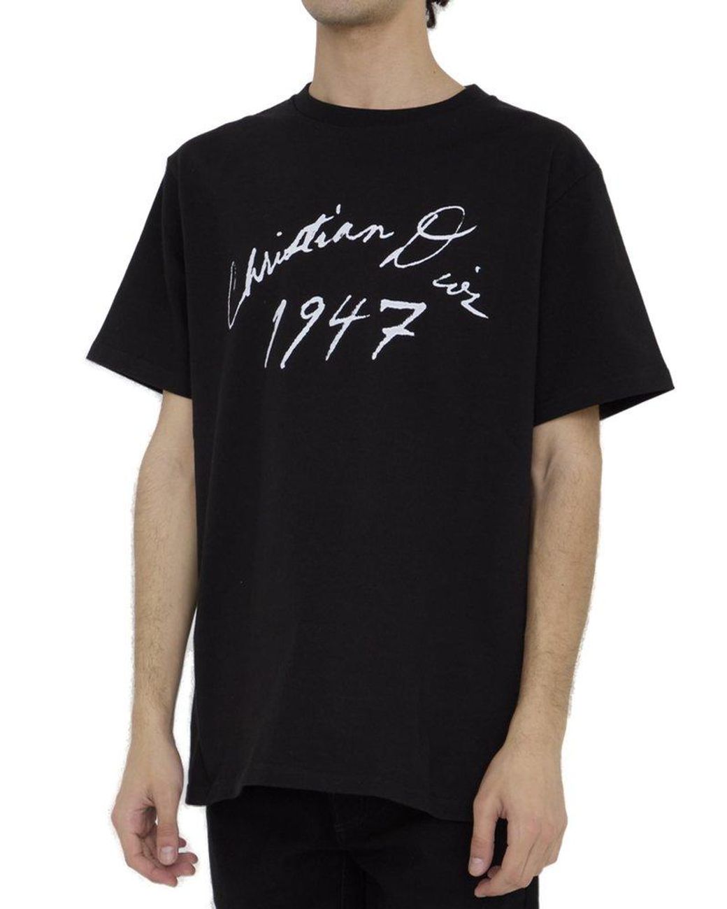Dior Signature Relaxed Fit T-Shirt in Black for Men | Lyst Dior Signature Relaxed Fit T-Shirt in Black for Men | Lyst