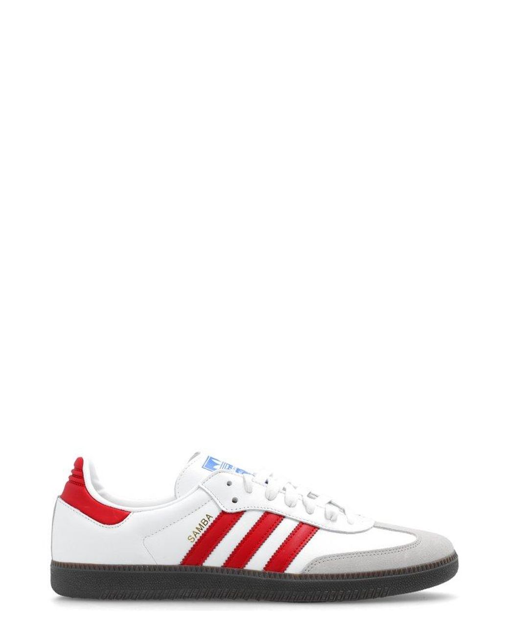 adidas Originals Samba Og Lace-up Sneakers in Red for Men | Lyst