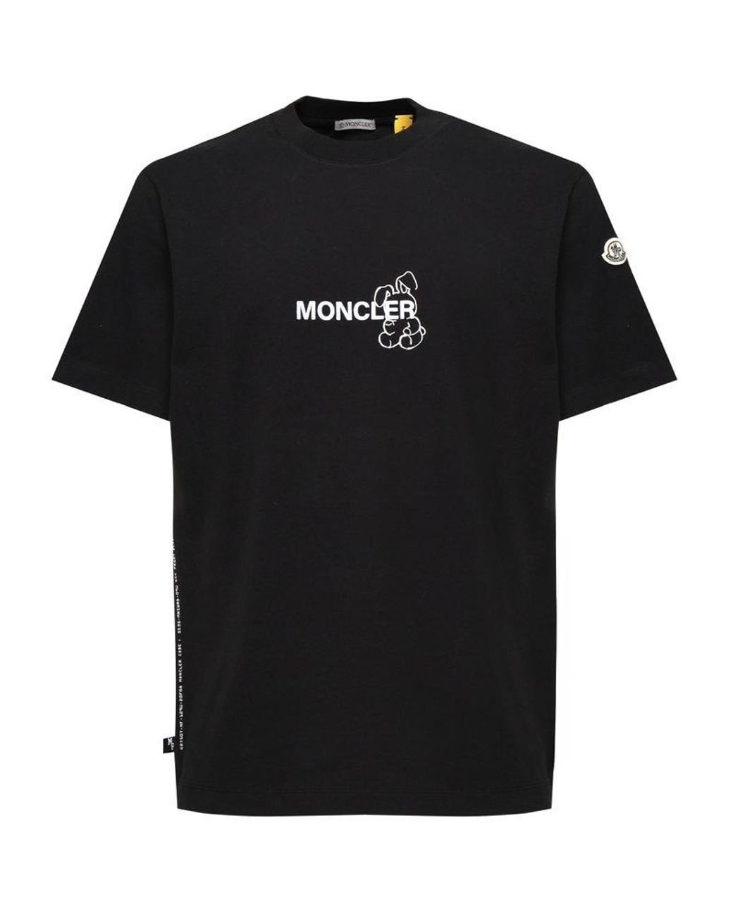 Moncler Genius Moncler X Frgmt Logo Cartoon T-Shirt in Black for Men | Lyst