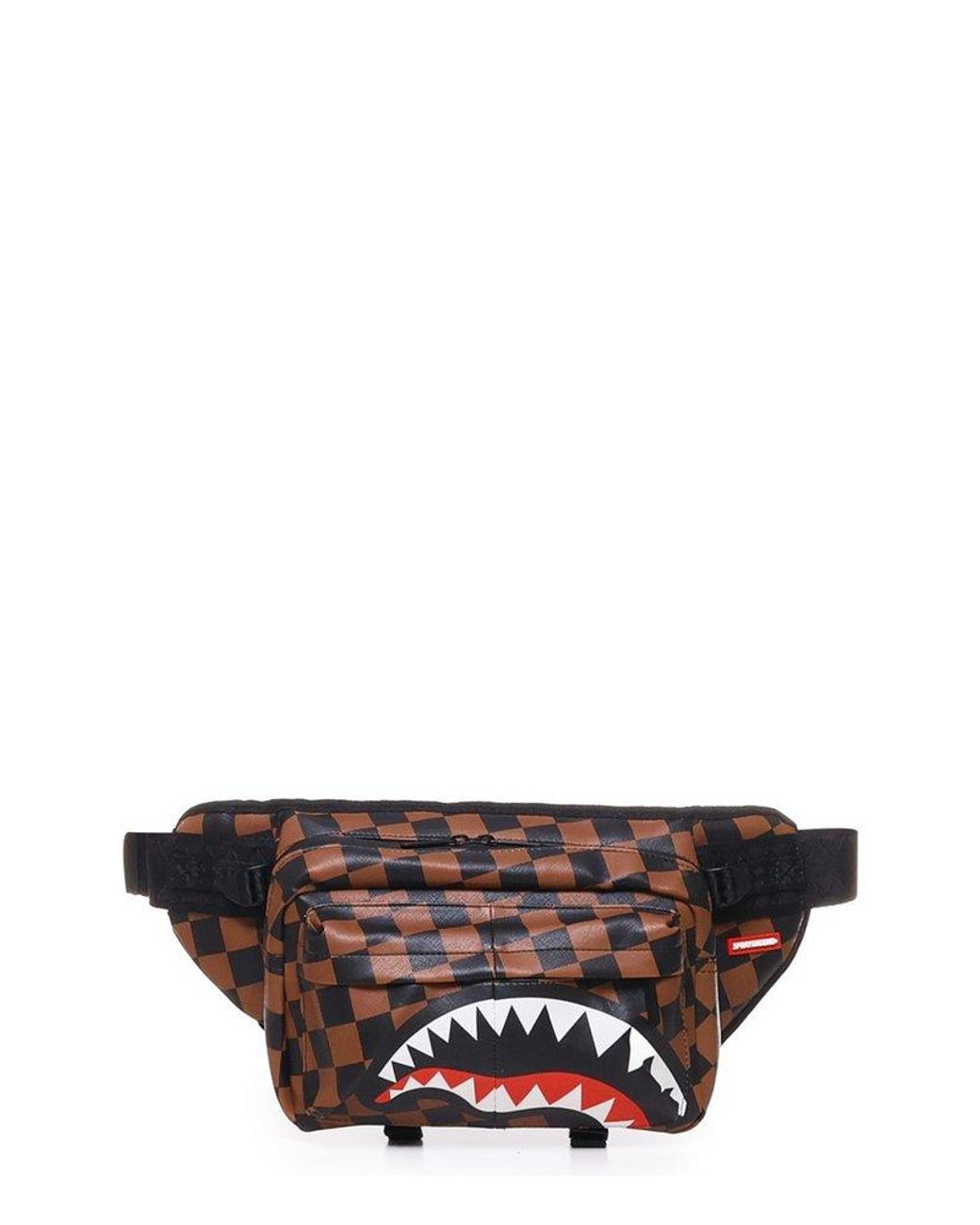Sprayground The Hangover Shark Cargo Crossbody Bag in Gray | Lyst