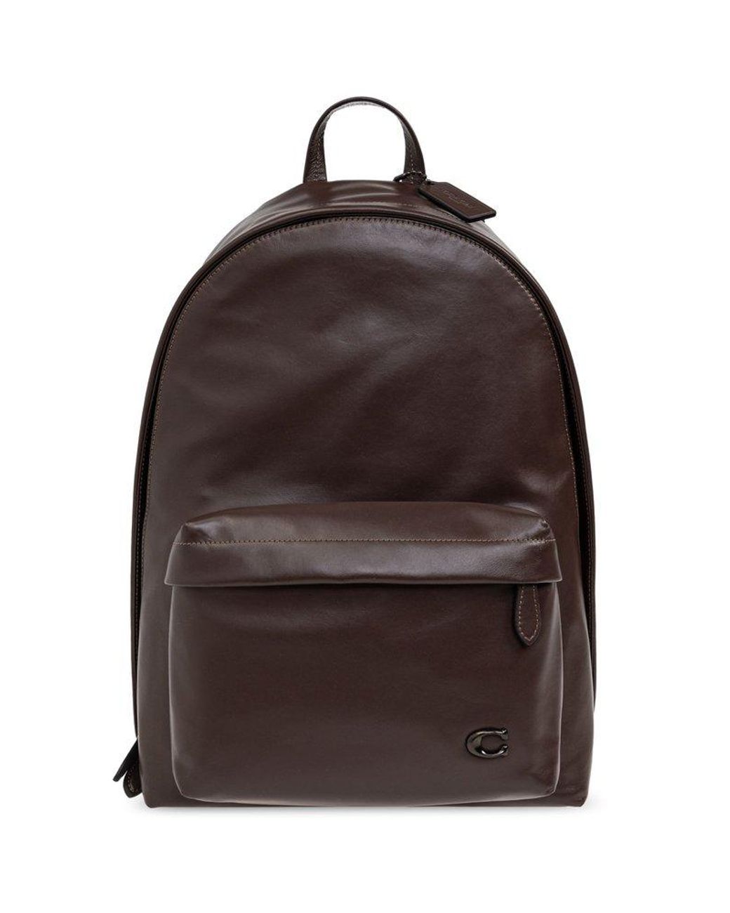 COACH Leather Backpack in Brown for Men | Lyst