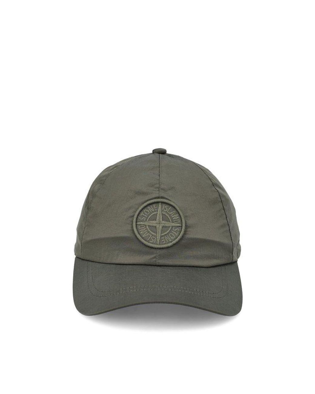 Stone Island Compass-Patch Mesh Baseball Cap in Green for Men | Lyst