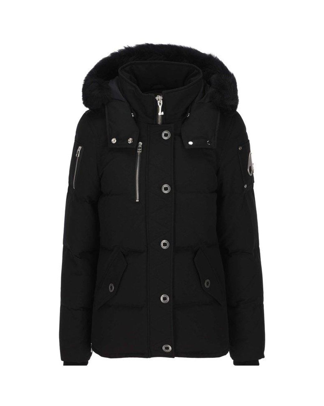 Moose Knuckles Cotton Original 3q Neoshear Hooded Jacket in Black | Lyst Moose Knuckles Cotton Original 3q Neoshear Hooded Jacket in Black | Lyst