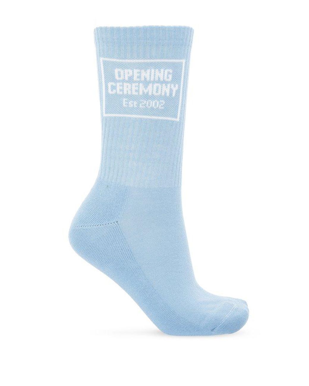 Opening Ceremony Logo Crew Socks in Blue | Lyst