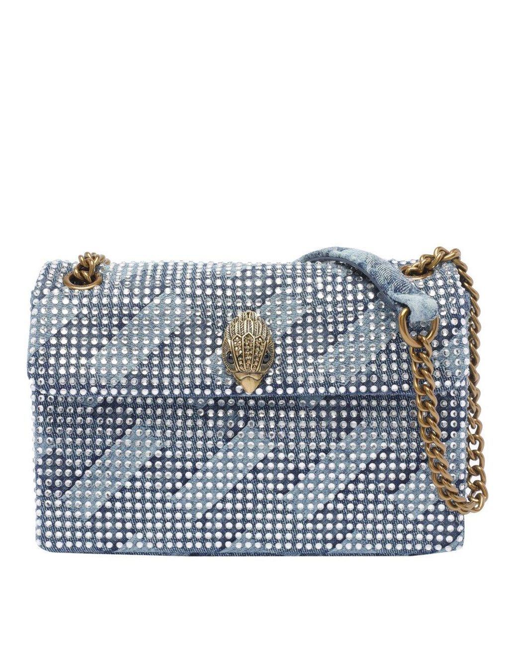 Kurt Geiger Studded Tote Bag in Blue | Lyst UK