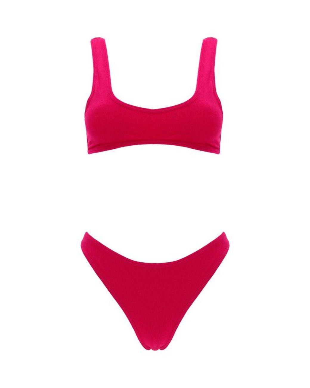 Reina Olga Coolio Two Piece Bikini Set In Pink Lyst