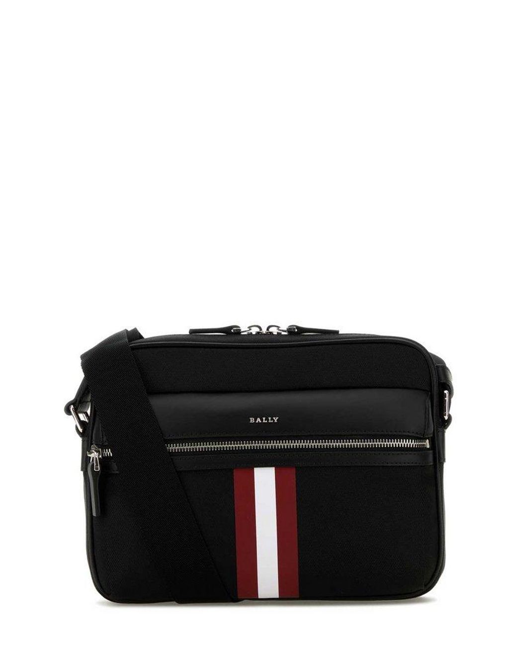 Bally Logo Lettering Crossbody Bag in Black for Men | Lyst
