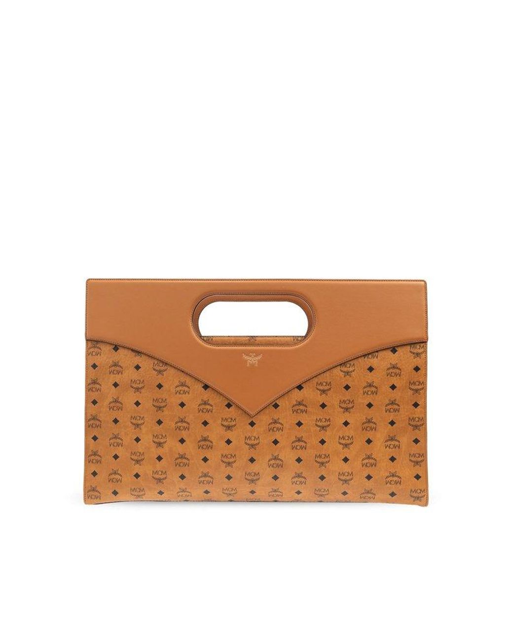 MCM 'diamond' Shopper Bag in Brown | Lyst
