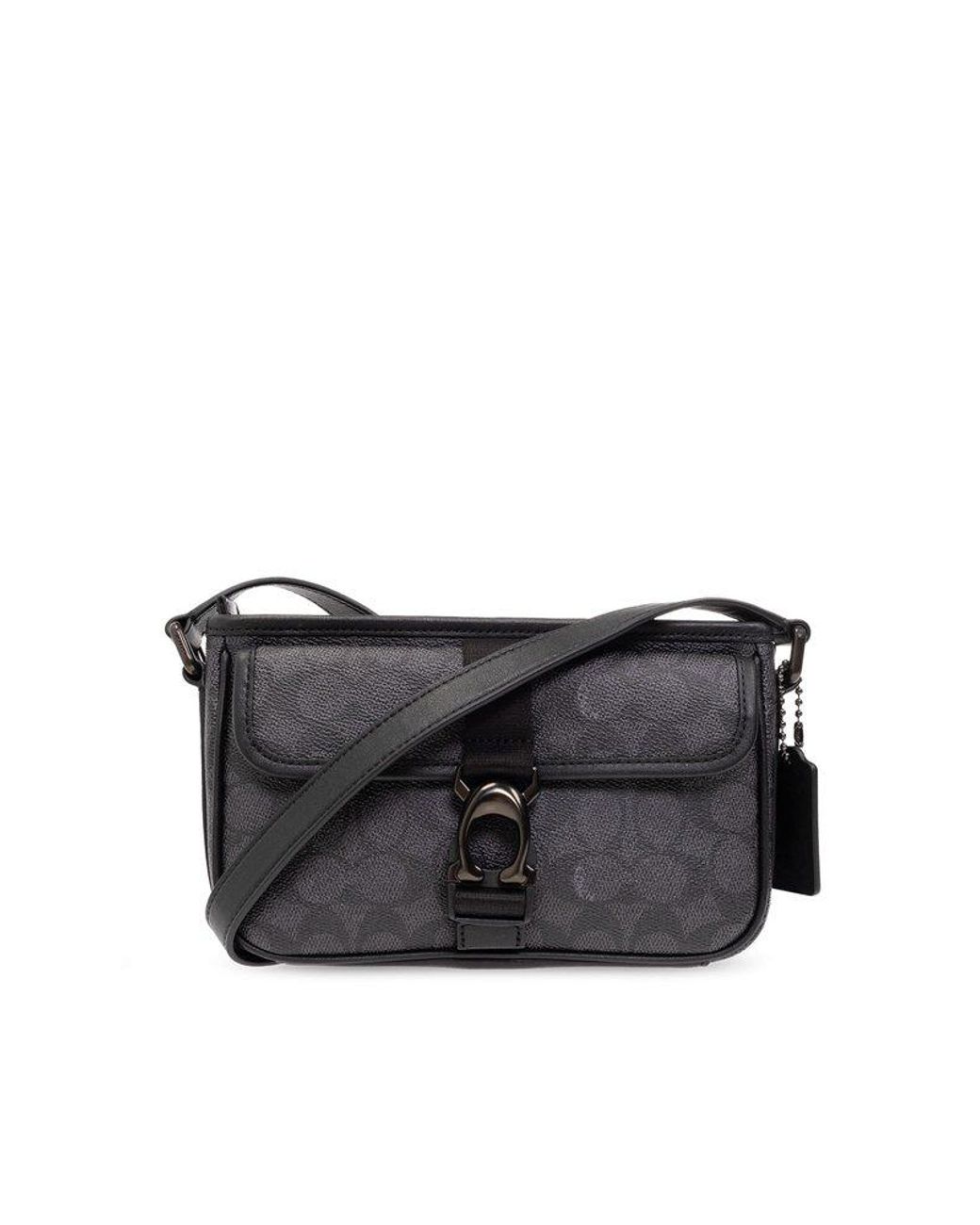 COACH Shoulder Bag With Monogram in Black for Men | Lyst