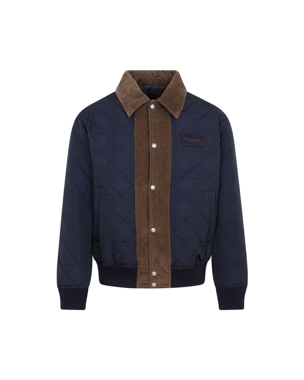 Dior Cotton Jacket in Blue for Men | Lyst