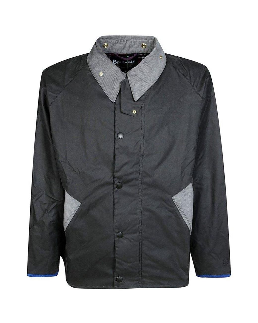 Barbour X Flower Mountain Contrast Details Jacket in Black for Men | Lyst