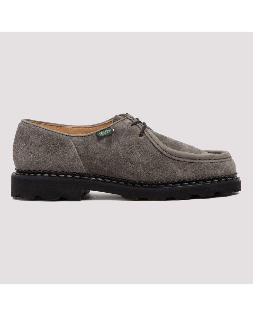 Paraboot Michael Leather Shoes in Gray for Men | Lyst