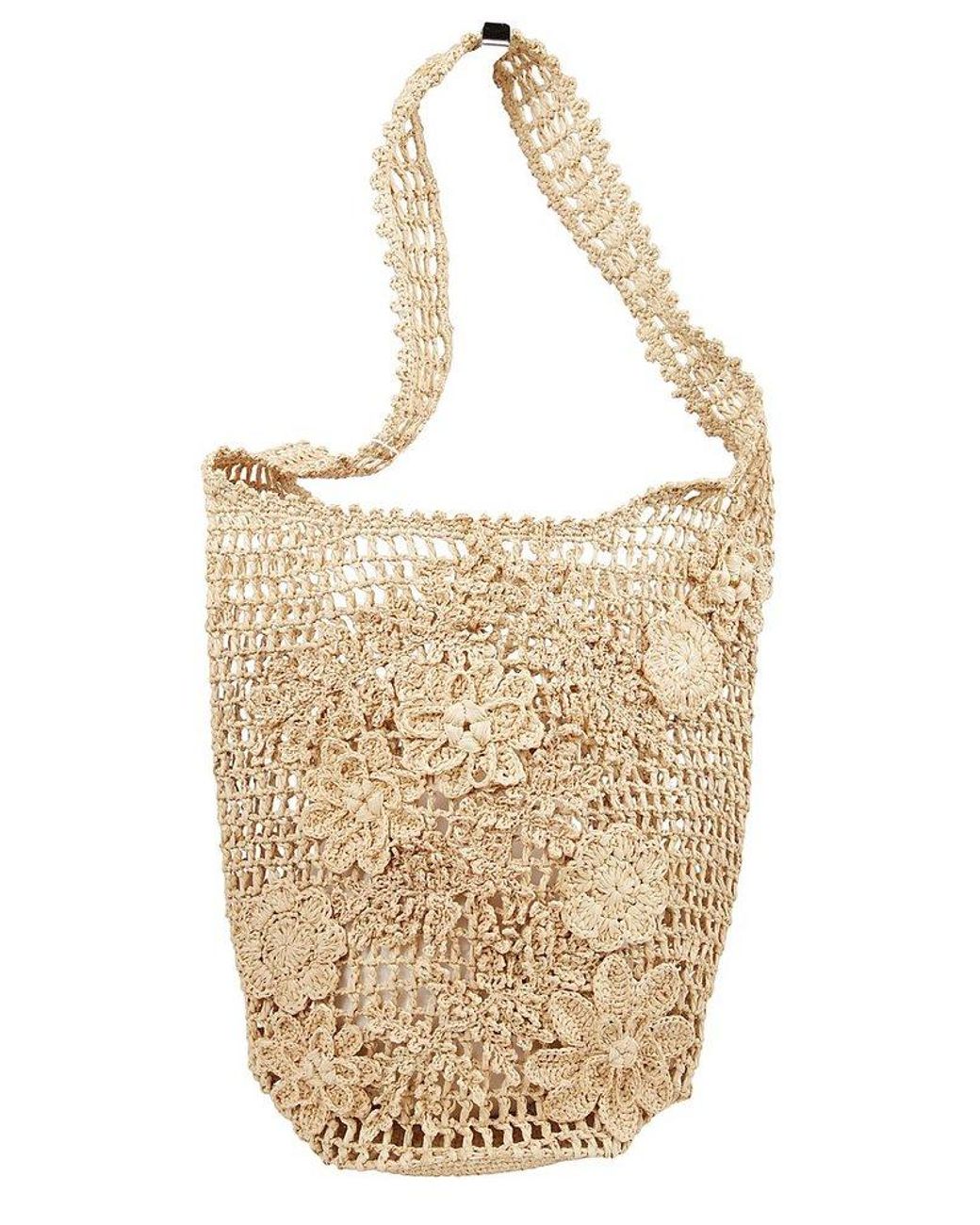 Zimmermann Floral Raffia Carry All Shoulder Bag in Natural | Lyst