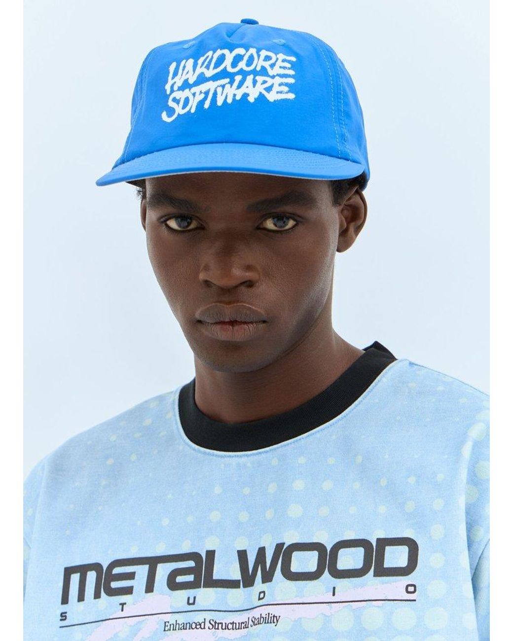 METALWOOD STUDIO Hardcore Snapback Cap in Blue for Men | Lyst