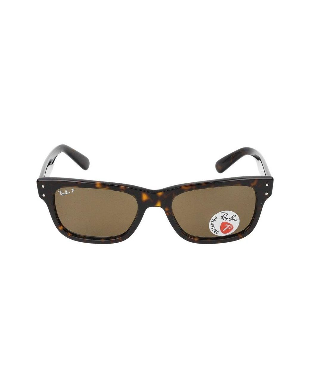 Ray-Ban Burbank Rectangle Frame Sunglasses | Lyst UK