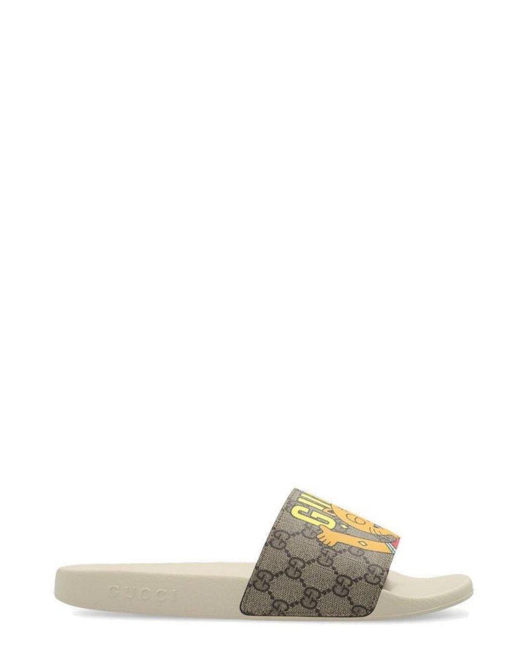 Gucci X Pablo Delcielo Slides in Natural for Men | Lyst Canada