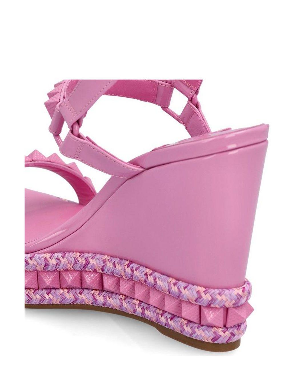 Christian Louboutin Pyraclou 110 Patent Leather Wedge Christian Louboutin Pyraclou 110 Patent Leather Wedge