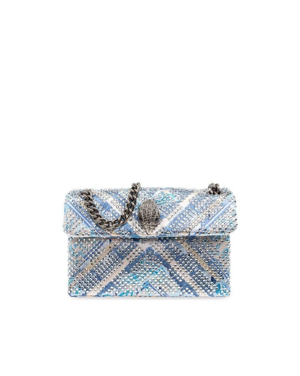 Kurt Geiger Shoulder Bag Kensington Mini in Blue | Lyst UK