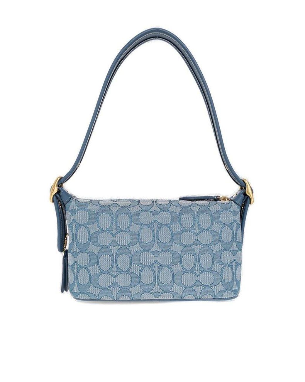 COACH Signature Jacquard Demi Bag in Blue | Lyst UK