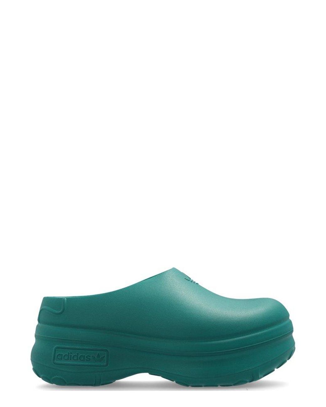 adidas Originals ‘Adifom Stan Smith’ Platform Slides in Green | Lyst