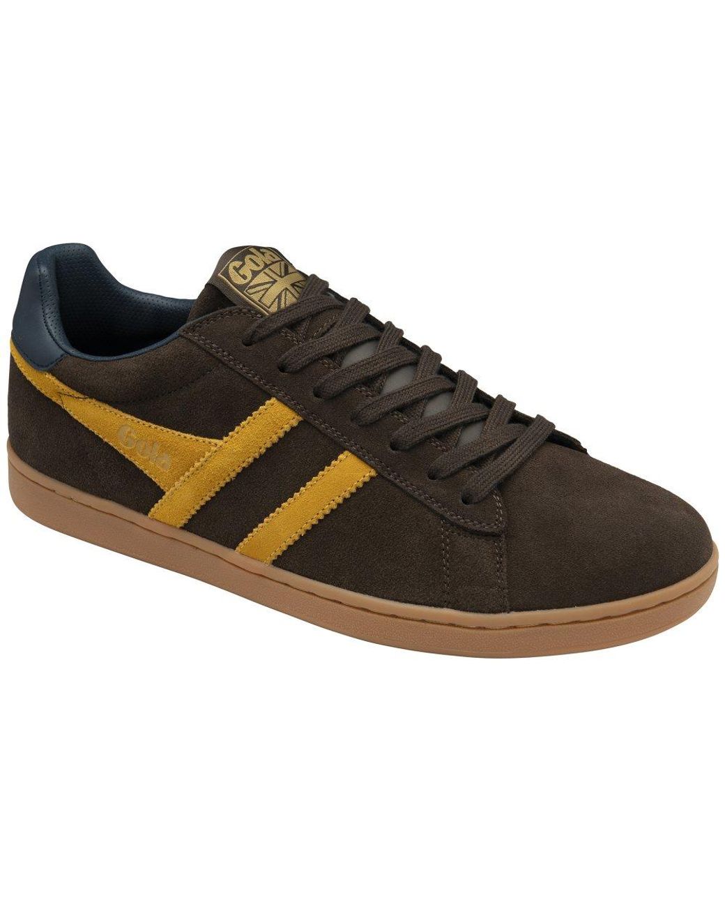 Gola Equipe Ii Suede Trainers in Black for Men | Lyst UK