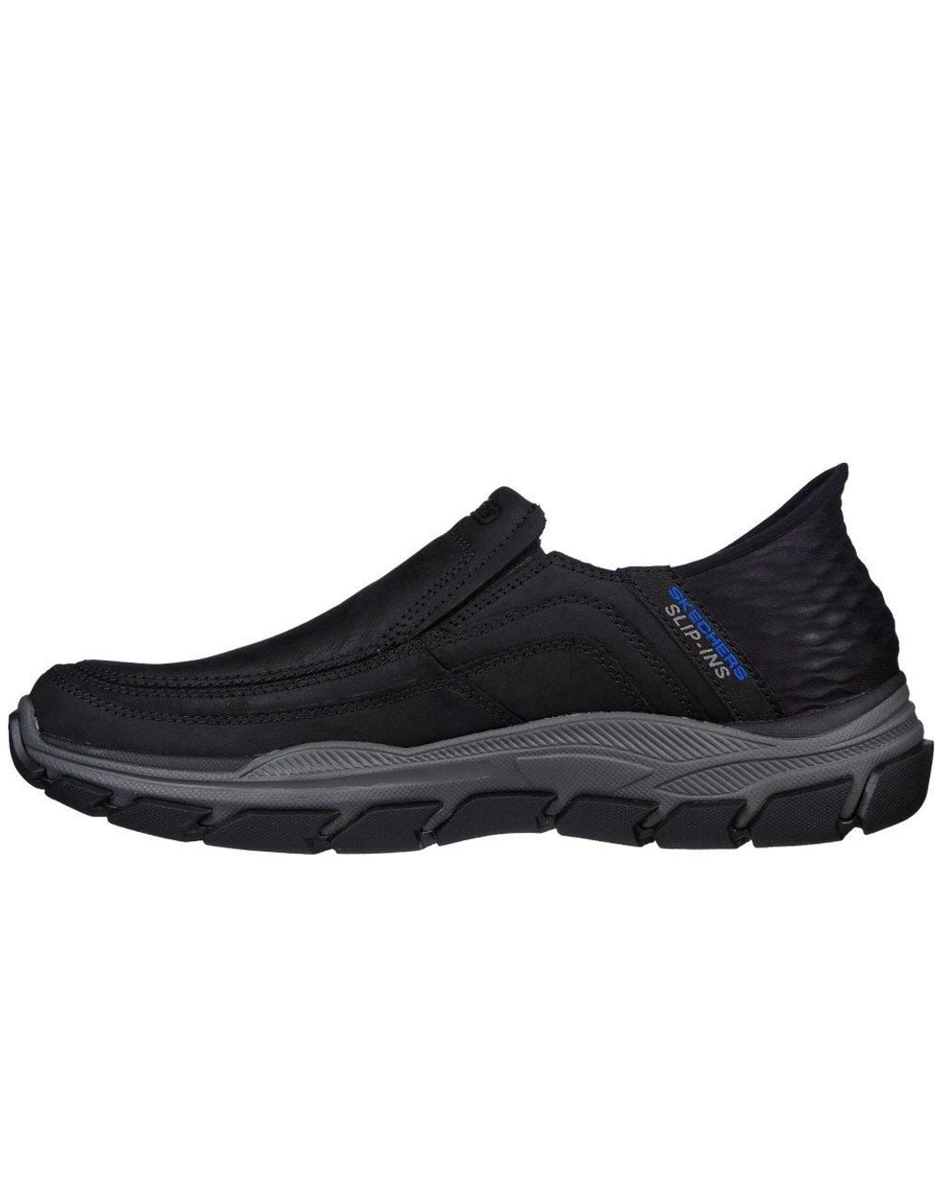 Skechers Respected Elgin Slip On Shoes in Blue for Men | Lyst UK
