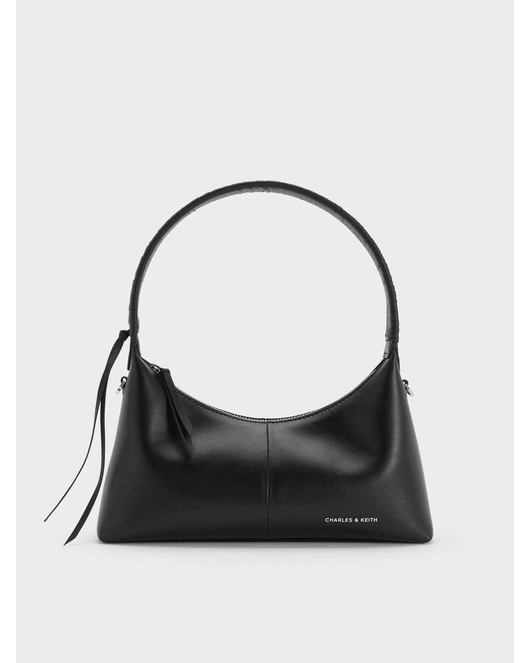 Charles & Keith Simone Shoulder Bag in Black | Lyst