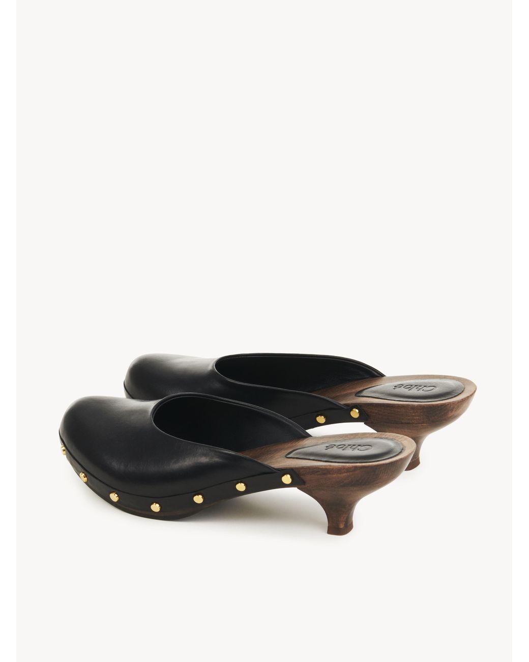 Chloé Judith Clog in Black | Lyst