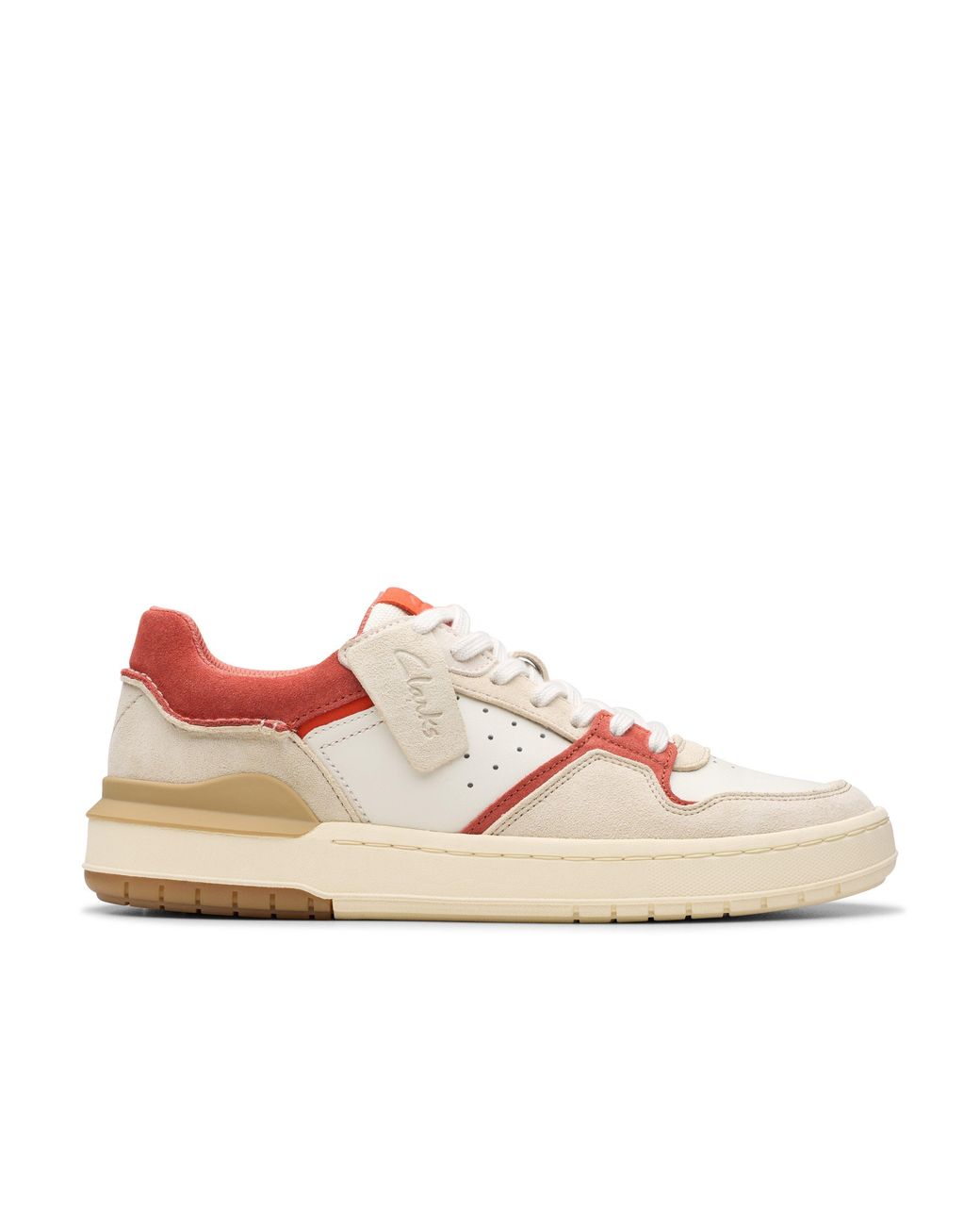 Clarks Courtlite 2 Lo Standard Fit in Pink for Men | Lyst UK