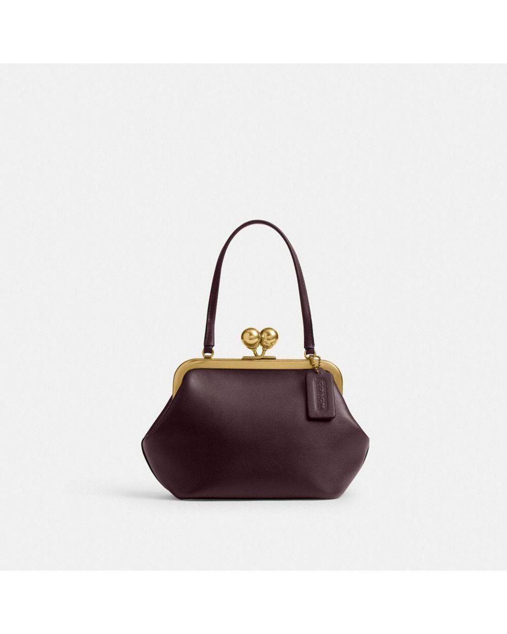 COACH Kisslock Frame Bag 16 in Purple | Lyst
