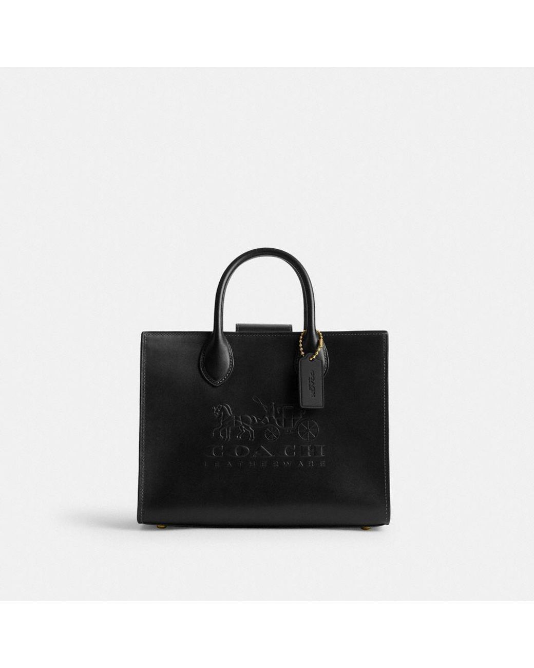 COACH Ace Tote Bag 26 in Black | Lyst