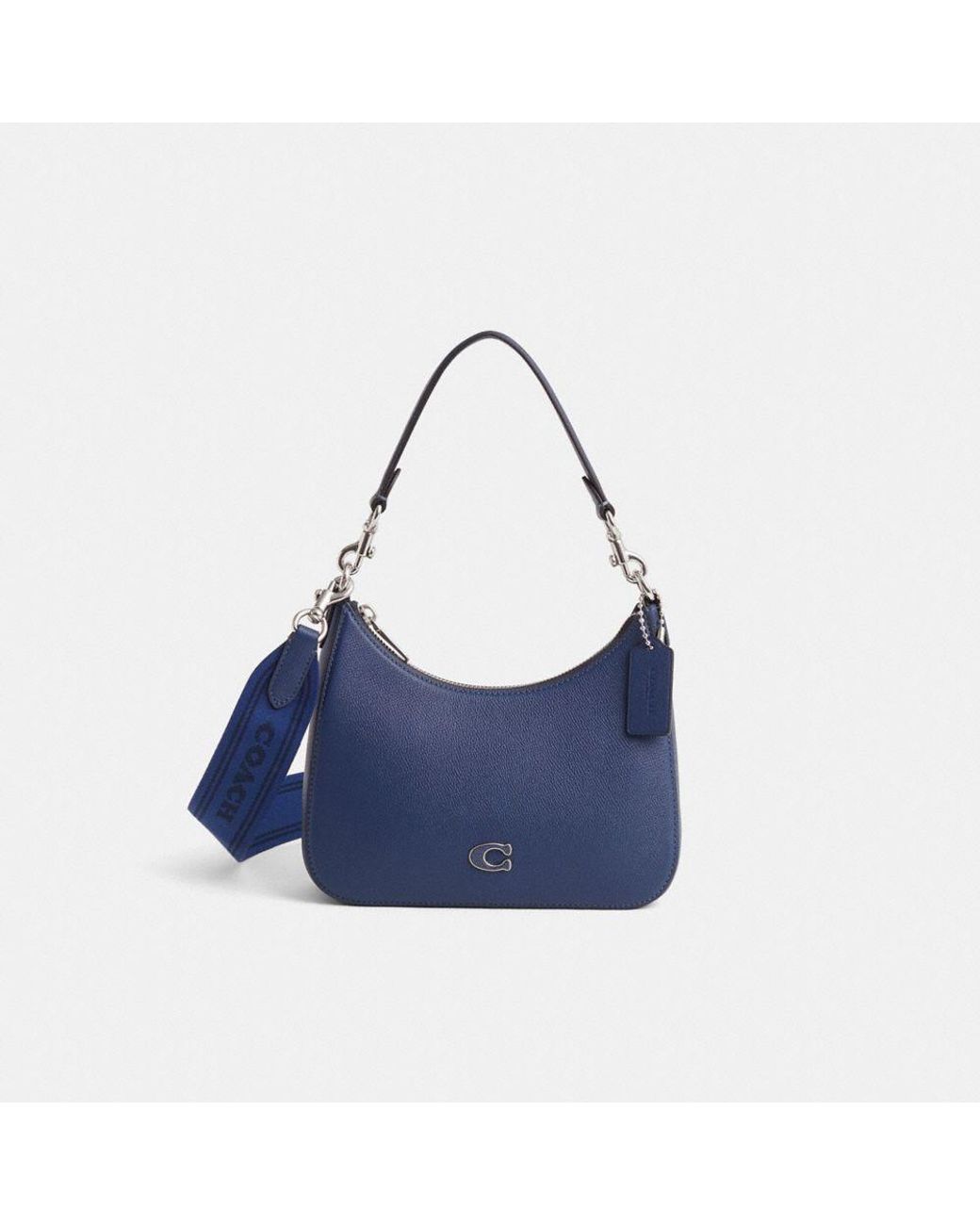 COACH Restored Hobo Crossbody With Signature Canvas in Blue for Men | Lyst
