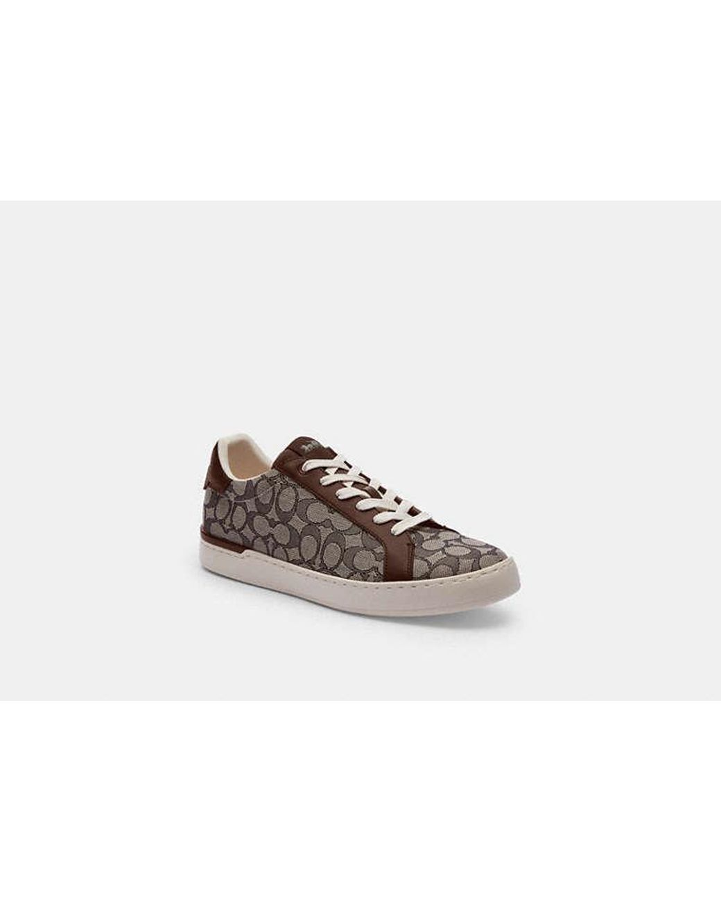 COACH Clip Low Top Sneaker In Signature Jacquard in Black for Men | Lyst